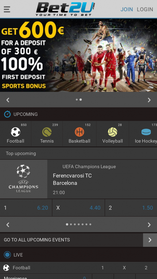 Bet2U app Download for Android (.apk) & iPhone